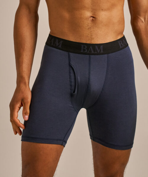 Jersey Bamboo Sport Trunks (Storm Navy) | Bamboo Clothing