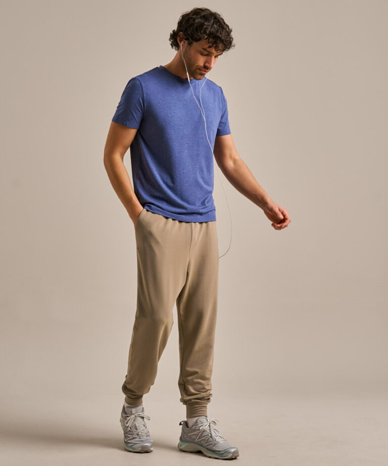 Origin Air Bamboo T-Shirt | BAM Clothing (Coast Blue marl)
