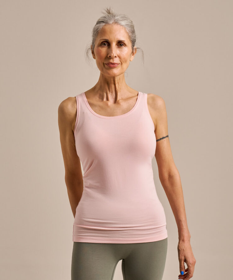 Women's Origin Bamboo Vest | BAM Clothing (Blossom Blush)