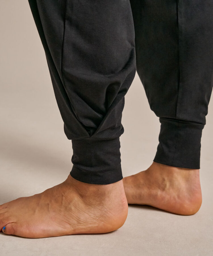 Women's Horizon Cuffed Bamboo Yoga Pants | BAM Clothing (Black)