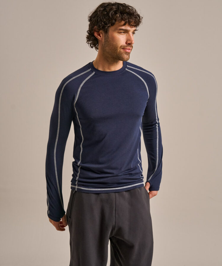 Reflex Bamboo Crew NeckBase Layer | BAM Clothing (Navy)