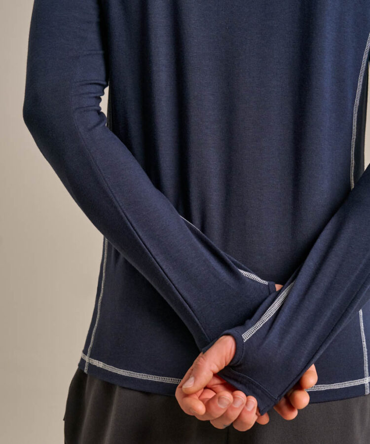 Reflex Bamboo Crew NeckBase Layer | BAM Clothing (Navy)