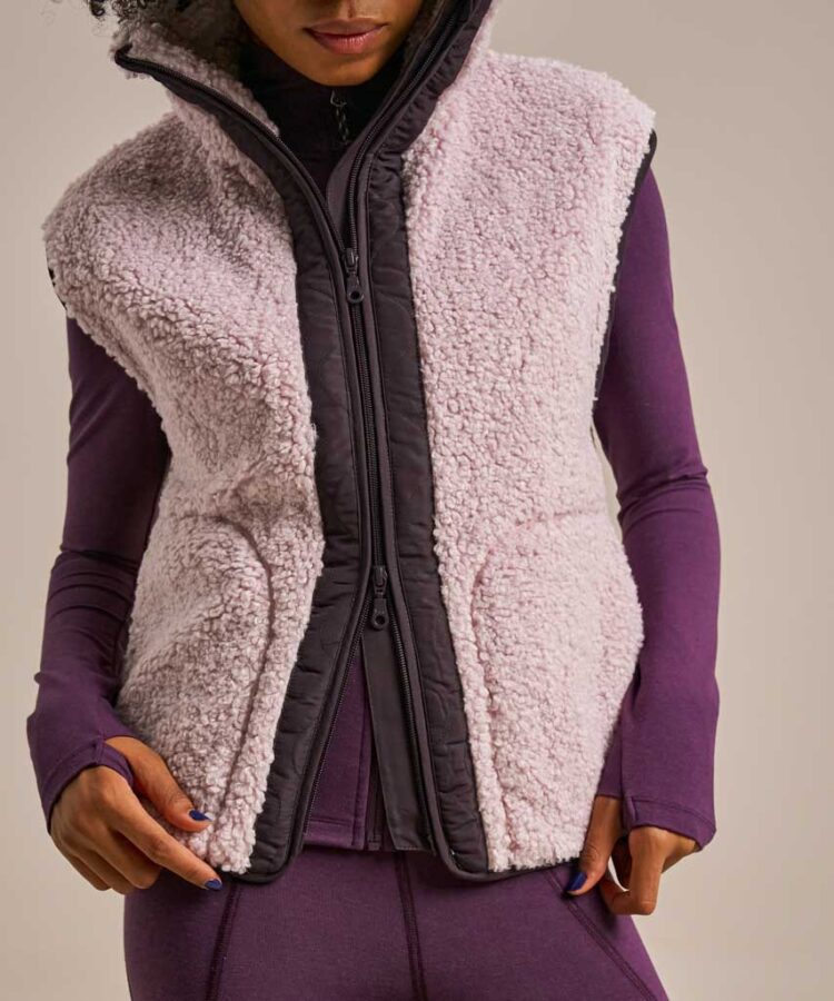 73 Zero Boxy Fleece Gilet | BAM Clothing (Desert Dusk)
