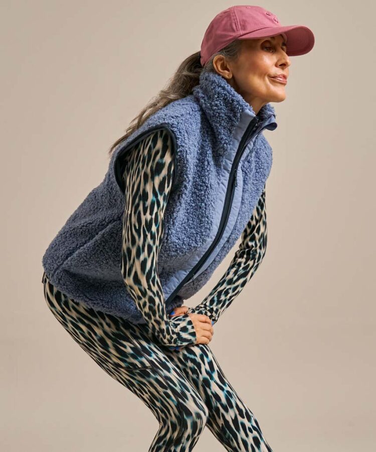 73 Zero Boxy Fleece Gilet | BAM Clothing (Turtle Dove)