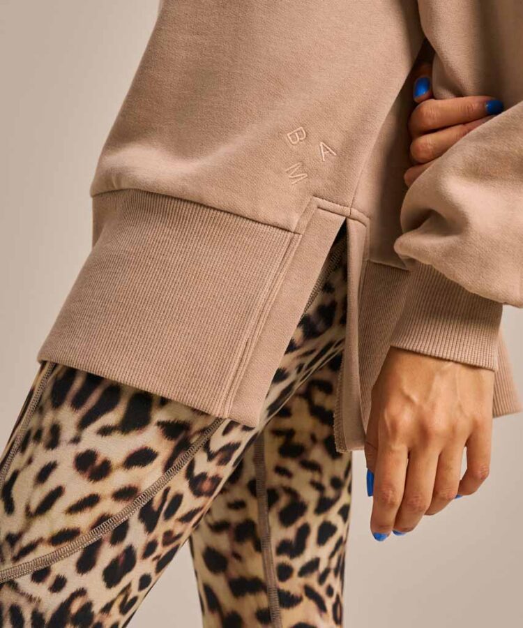 73 Zero Funnel Neck Sweat Top | BAM Clothing (Caramel)