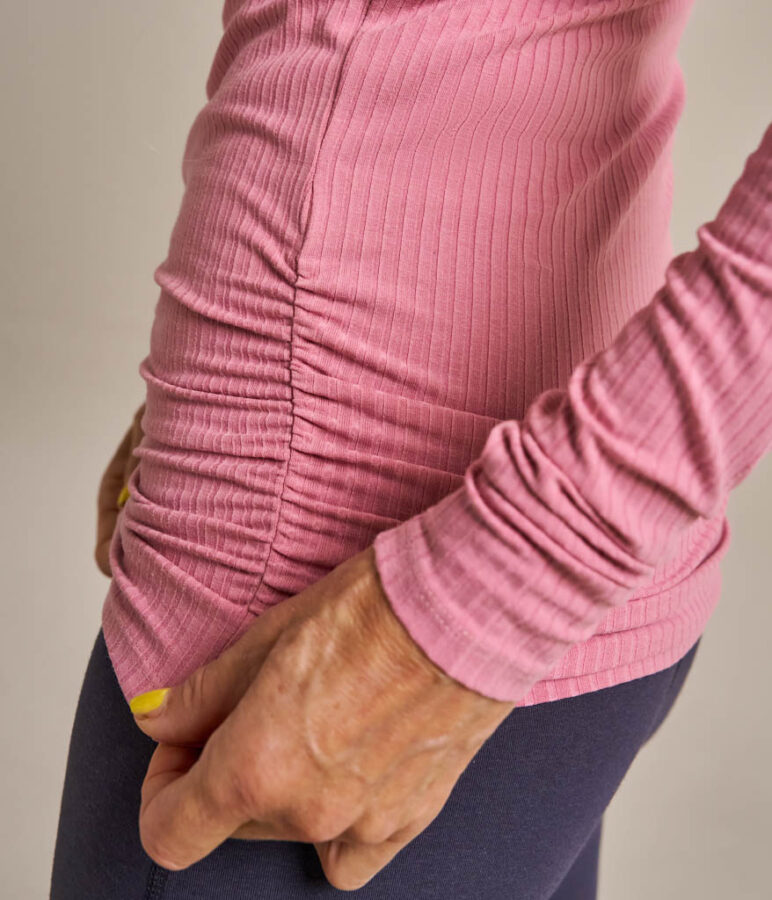 Horizon Rib Long Sleeve Top | BAM Clothing (Lilas)