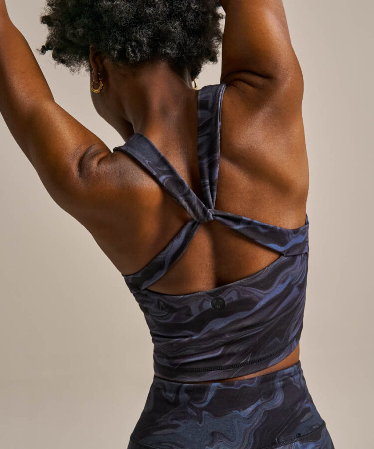 Mallea Define Crop Top | BAM Clothing (Azurite Blue)