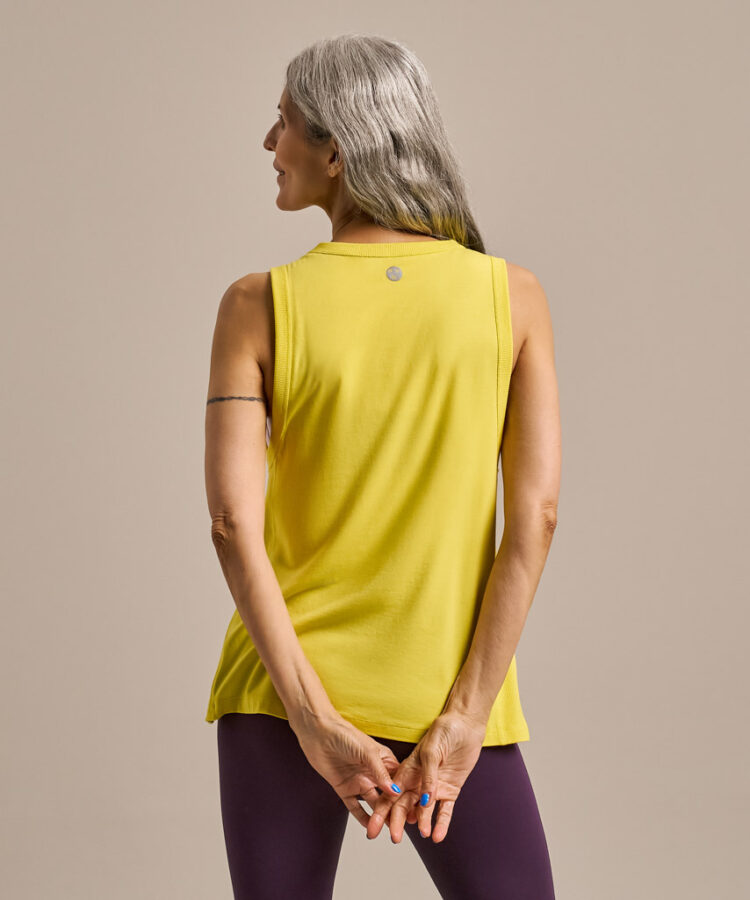 Power Longline Tank Top | BAM Clothing (Chartreuse)