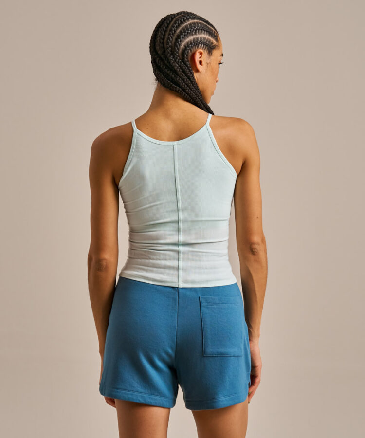 High Neck Hidden Support Vest Top | BAM Clothing (Iced Mint)