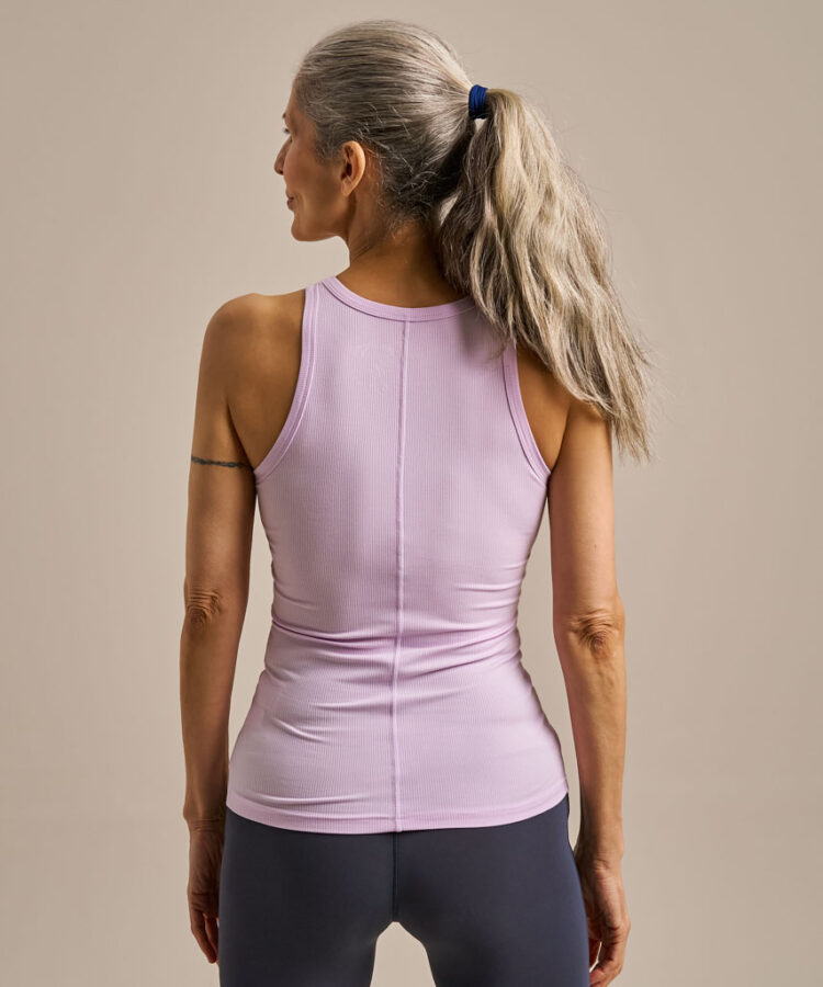 Active Rib Tank top | BAM Clothing (Lavender Blush)