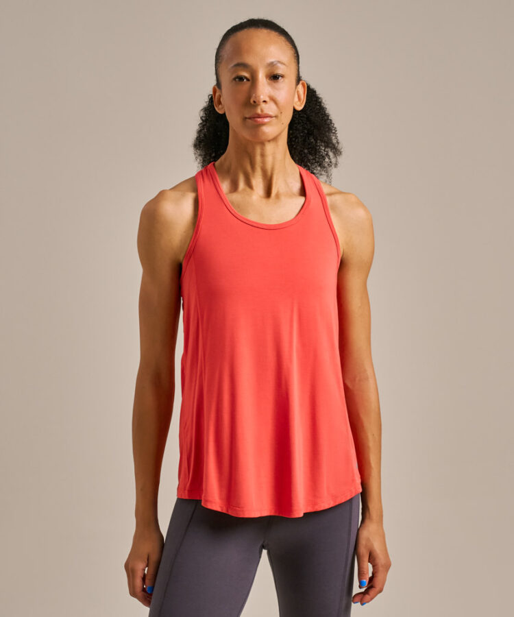 Novea Split Back Top | BAM Clothing (Nina Neon Pink)