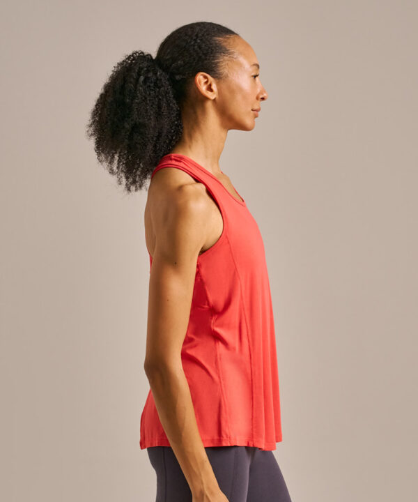Novea Split Back Top | BAM Clothing (Nina Neon Pink)