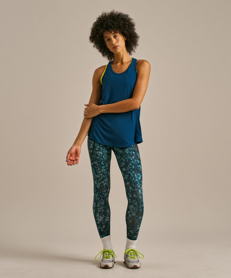 Novea Split Back Top | BAM Clothing (Ocean Teal)