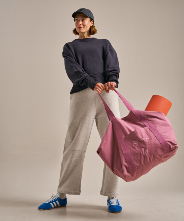 Throw On Knitted Crew Neck Jumper | BAM Clothing (Storm Navy)