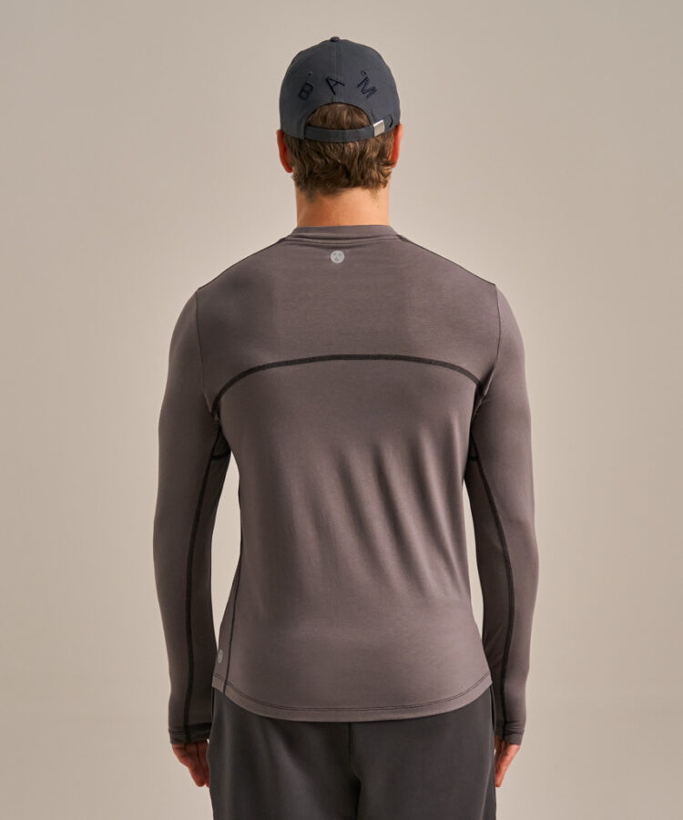 Simple Long Sleeve Baselayer | BAM Clothing (Fog)