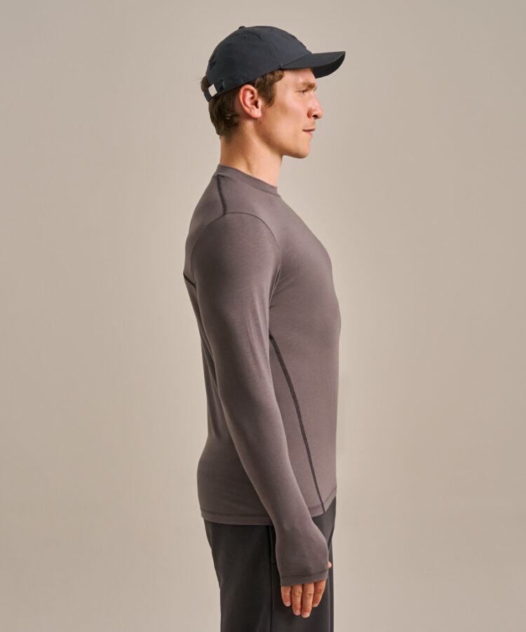 Simple Long Sleeve Baselayer | BAM Clothing (Fog)