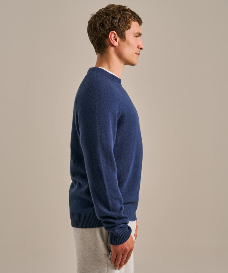 Active Crew Knit Jumper | BAM Clothing (Dark Sky Marl)