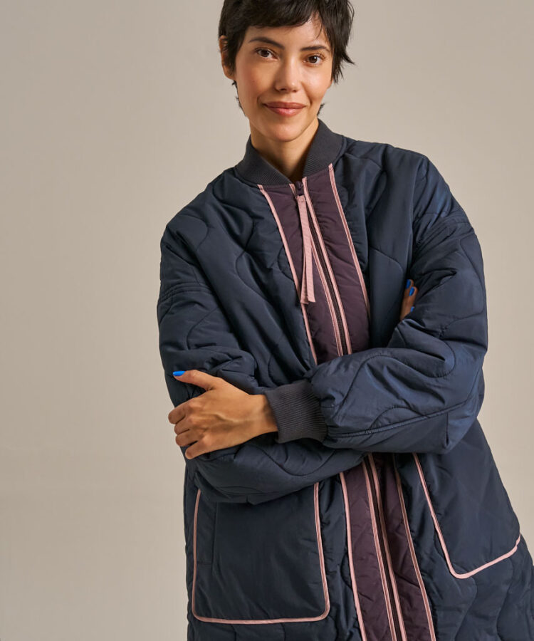 Women's Galivant Cloud Jacket | BAM Clothing (Storm Navy/Damson/Mauve)