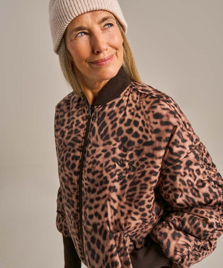 Reversible Bomber Jacket | BAM Clothing (Bitter Chocolate/Animal )