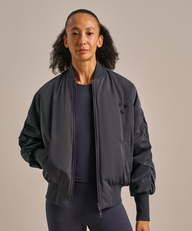 Reversible Bomber Jacket | BAM Clothing (Storm Navy / Neon Lilac)