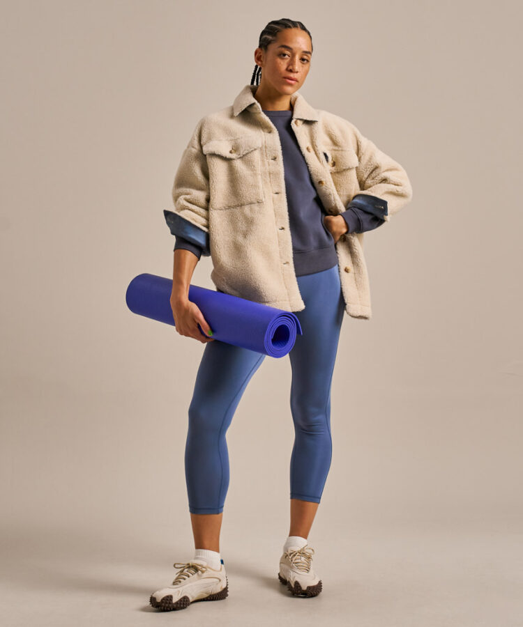 Fleecy Studio Jacket | BAM Clothing (Oat)