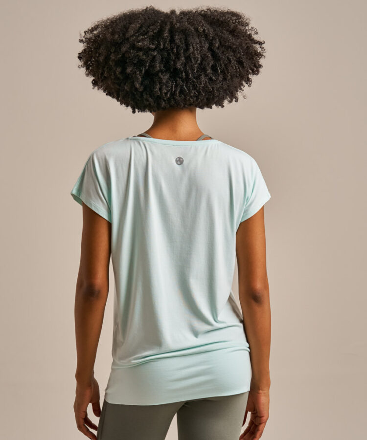 Short Sleeve Flow Top | BAM Clothing (Iced Mint)