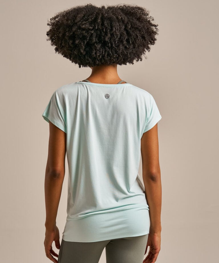 Short Sleeve Flow Top | BAM Clothing (Iced Mint)