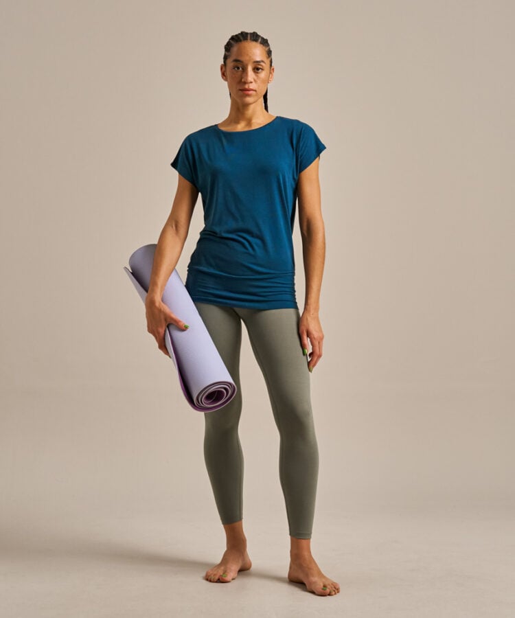 Short Sleeve Flow Top | BAM Clothing (Ocean Teal)