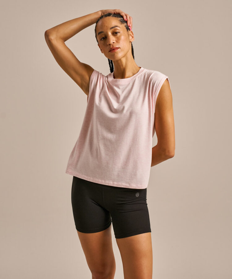 Serene Easy Top | BAM Clothing (Blossom Blush Marl)