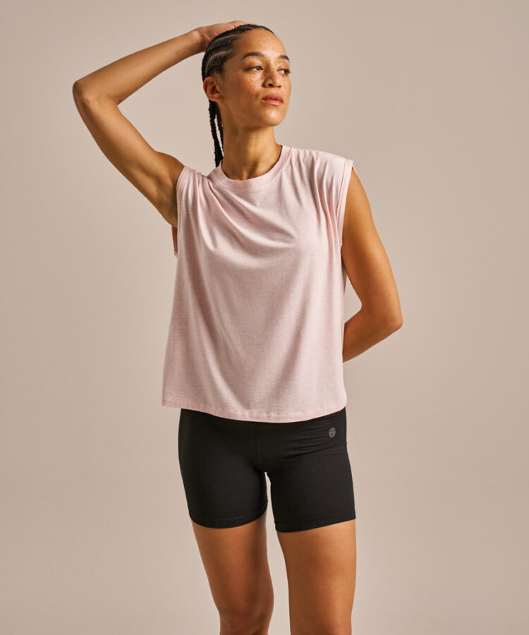 Serene Easy Top | BAM Clothing (Blossom Blush Marl)