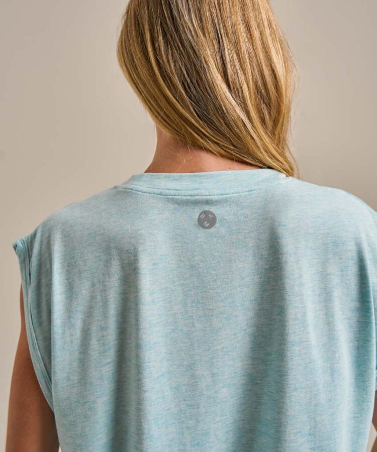 Serene Easy Top | BAM Clothing (Dawn Blue Marl)