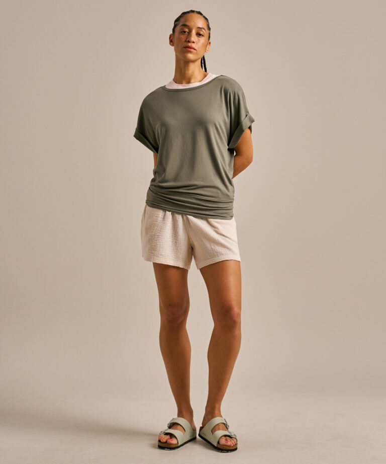 Free Flow Top | BAM Clothing (Washed Khaki)