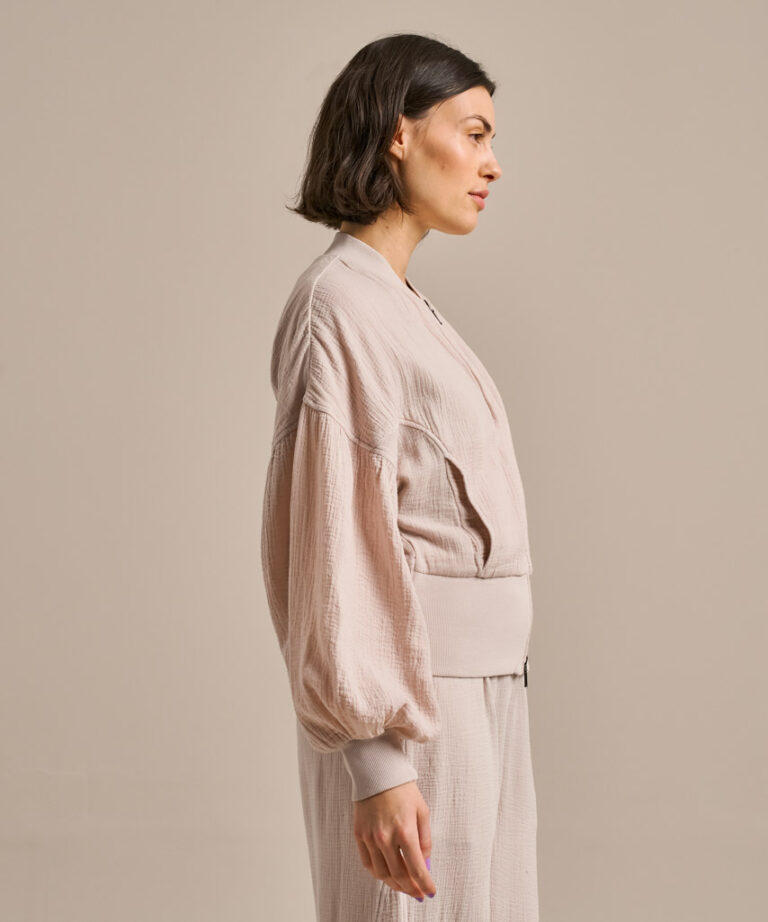 Breathable Cotton Gauze Bomber Jacket | BAM Clothing (Desert Dusk)