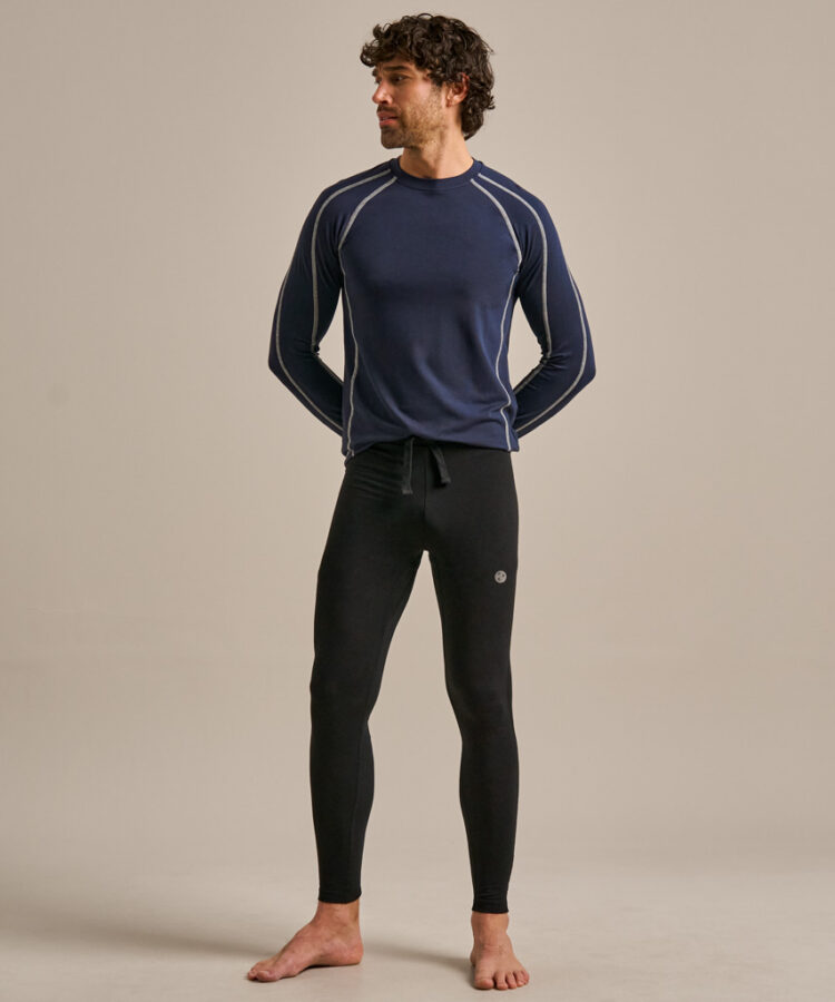 Classic Jersey Running Legging | BAM Clothing (Black)