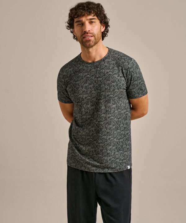 Origin Classic T-Shirt | BAM Clothing (Seaweed Print Grey)