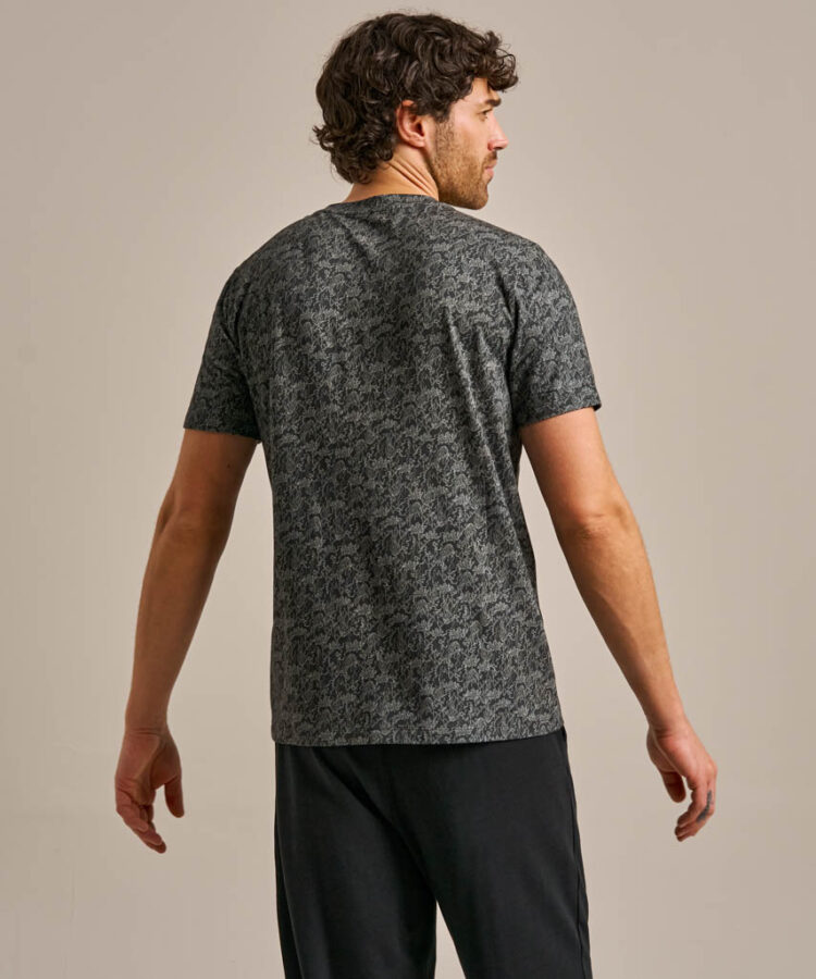 Origin Classic T-Shirt | BAM Clothing (Seaweed Print Grey)