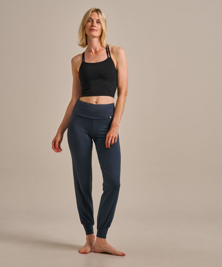 Poise Bamboo Yogi Pants (Storm Navy) | Bamboo Clothing